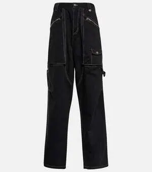 Isabel Marant Étoile Paciane Wide-leg Cargo Jeans