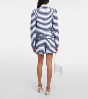 Rebecca Vallance Matteo Striped Boucle Jacket