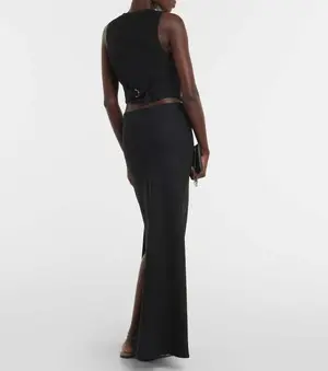 Brunello Cucinelli Twill Maxi Skirt