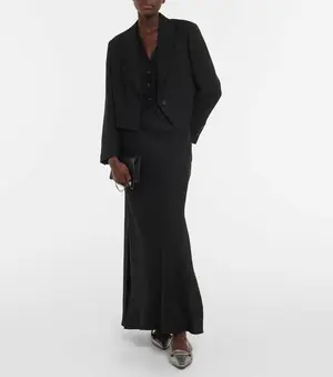 Brunello Cucinelli Twill Maxi Skirt