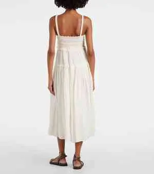Ulla Johnson Gisela Ramie Midi Dress