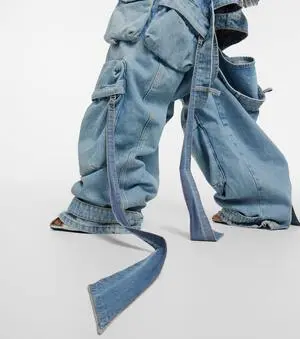 Attico Cutout Cargo Jeans