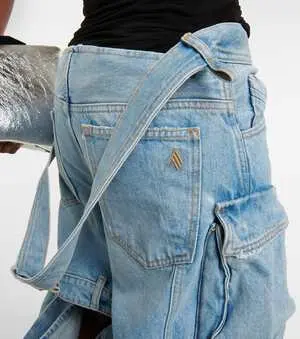 Attico Cutout Cargo Jeans