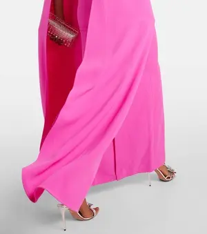 Solace London Sadie Crepe Gown - Pink