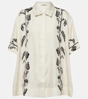 Asceno Montauk Bowling Shirt - White
