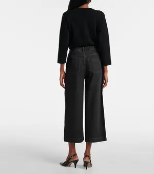 Vince Cropped Wide-leg Jeans