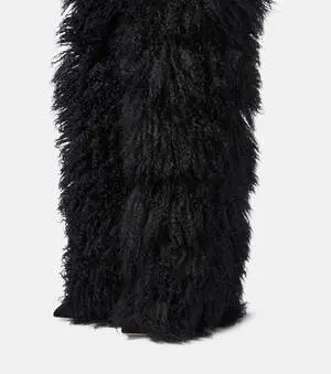 Paris Texas Shearling Fur Boots