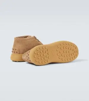 TOD'S Suede Lace-up Boots