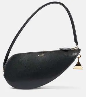 Alaïa Le Demi-cour Leather Shoulder Bag - Black