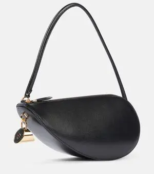Alaïa Le Demi-cour Leather Shoulder Bag - Black