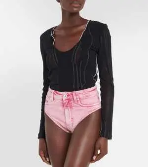 Y/project Denim Shorts
