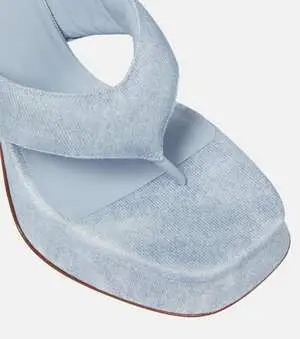 GIA BORGHINI Gia 17 Platform Thong Sandals