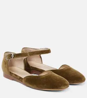 Le Monde Beryl Velvet Flats