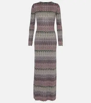 Missoni Open-back Lamé Maxi Dress