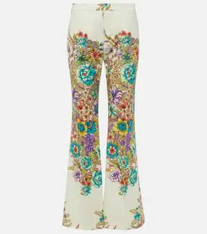 Etro Floral Flared Pants