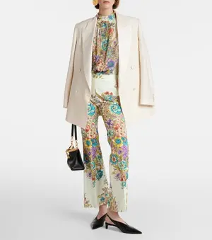 Etro Floral Flared Pants
