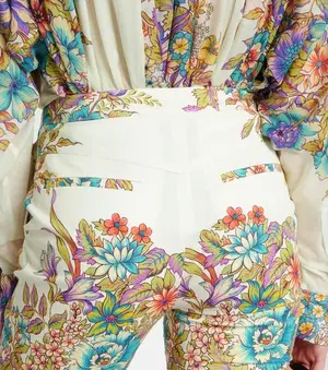 Etro Floral Flared Pants