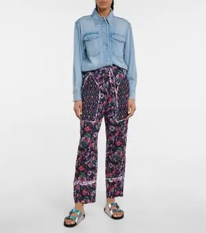 MARANT ETOILE Ryama Floral Pants