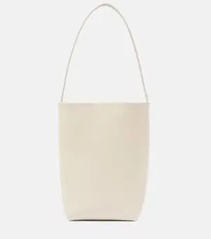 THE ROW N/s Park Medium Leather Tote Bag
