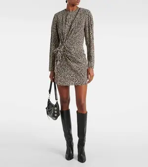 MARANT ETOILE Dulce Printed Mini Dress