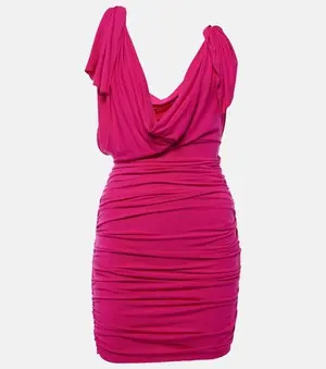 Attico Draped Minidress