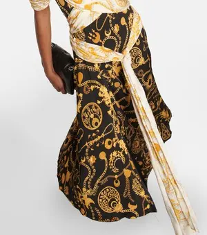 MARINE SERRE Printed Midi Dress - Multicoloured