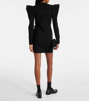 Max Mara Glasgow Puff-sleeve Minidress