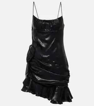 Alessandra Rich Draped Minidress