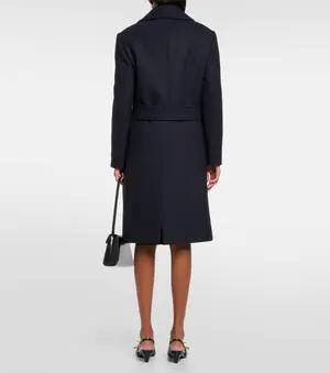 Prada Double-breasted Wool Coat