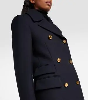 Prada Double-breasted Wool Coat