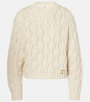 Chloé Wool, Silk, And Cashmere Sweater