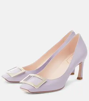 ROGER VIVIER Trompette 70 Patent Leather Pumps