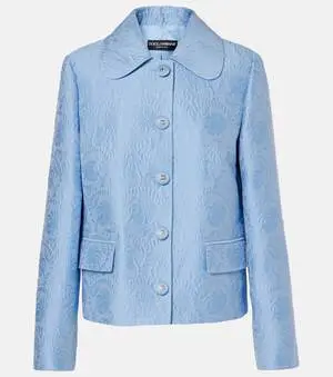 Dolce & Gabbana Cotton And Silk-blend Jacquard Jacket