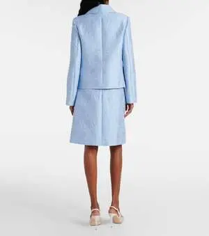 Dolce & Gabbana Cotton And Silk-blend Jacquard Jacket