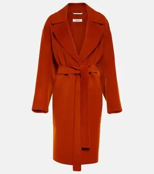 Max Mara Paris Belted Virgin Wool Coat