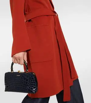 Max Mara Paris Belted Virgin Wool Coat