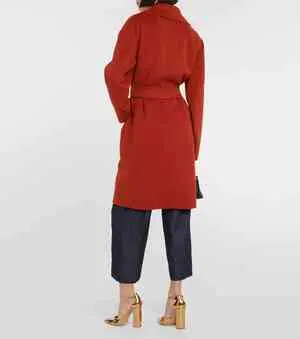 Max Mara Paris Belted Virgin Wool Coat