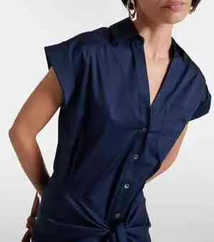 Veronica Beard Aimee Cotton-blend Shirt Dress