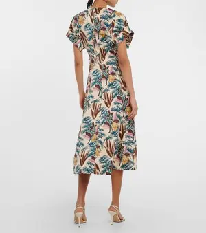 Ulla Johnson Devon Printed Cotton Midi Dress