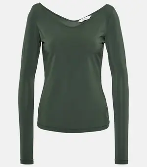 Max Mara Ragazza Jersey Crepe Top