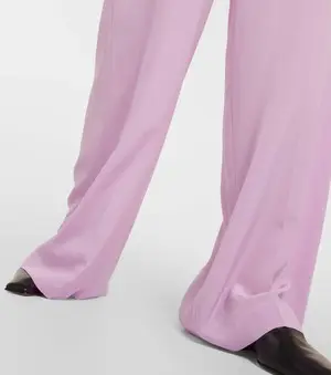 JOSEPH Hulin Silk Crepe Wide-leg Pants