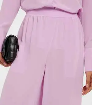 JOSEPH Hulin Silk Crepe Wide-leg Pants