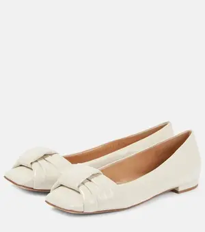 GIANVITO ROSSI Patent Leather Ballerinas