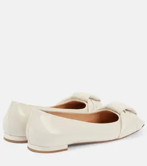 GIANVITO ROSSI Patent Leather Ballerinas