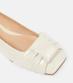 GIANVITO ROSSI Patent Leather Ballerinas