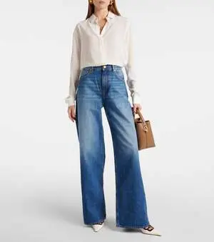 BLAZÉ MILANO Java High-rise Wide-leg Jeans