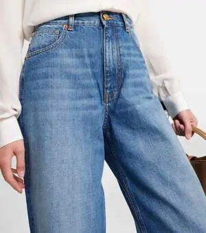 BLAZÉ MILANO Java High-rise Wide-leg Jeans