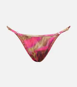 BANANHOT Emi Printed Bikini Bottom - Pink