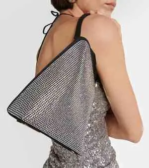 Attico Sunset Mini Crystal-embellished Tote