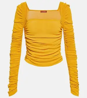 Altuzarra Asgard Ruched Jersey Top